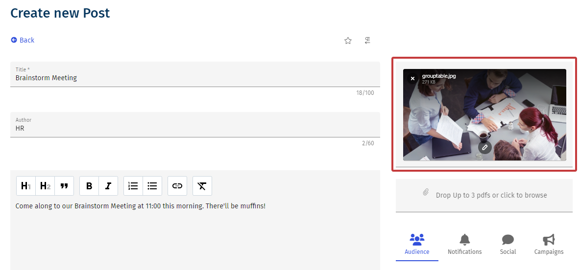 Poppulo Knowledge Base